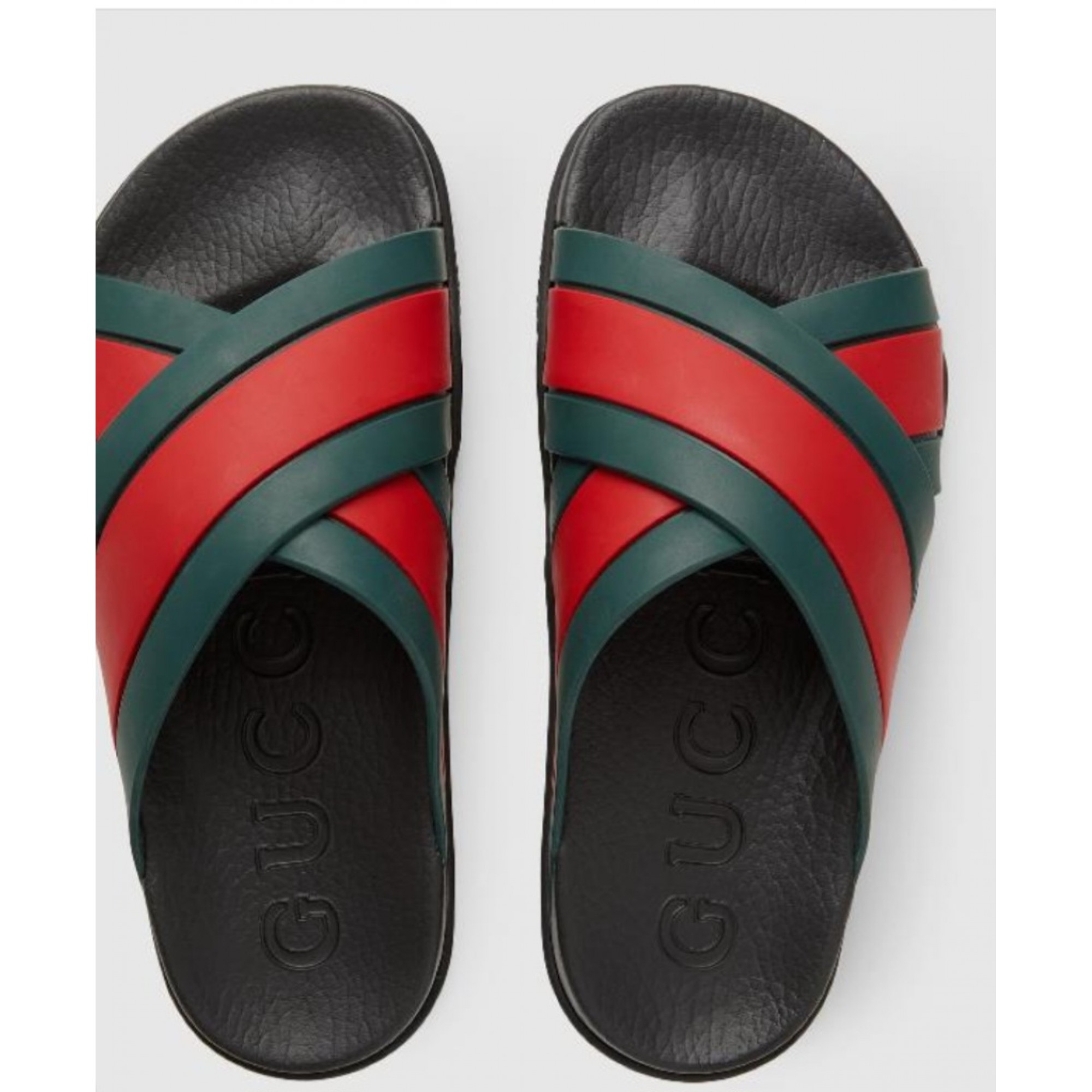 Gucci Web Slide Black Rubber
